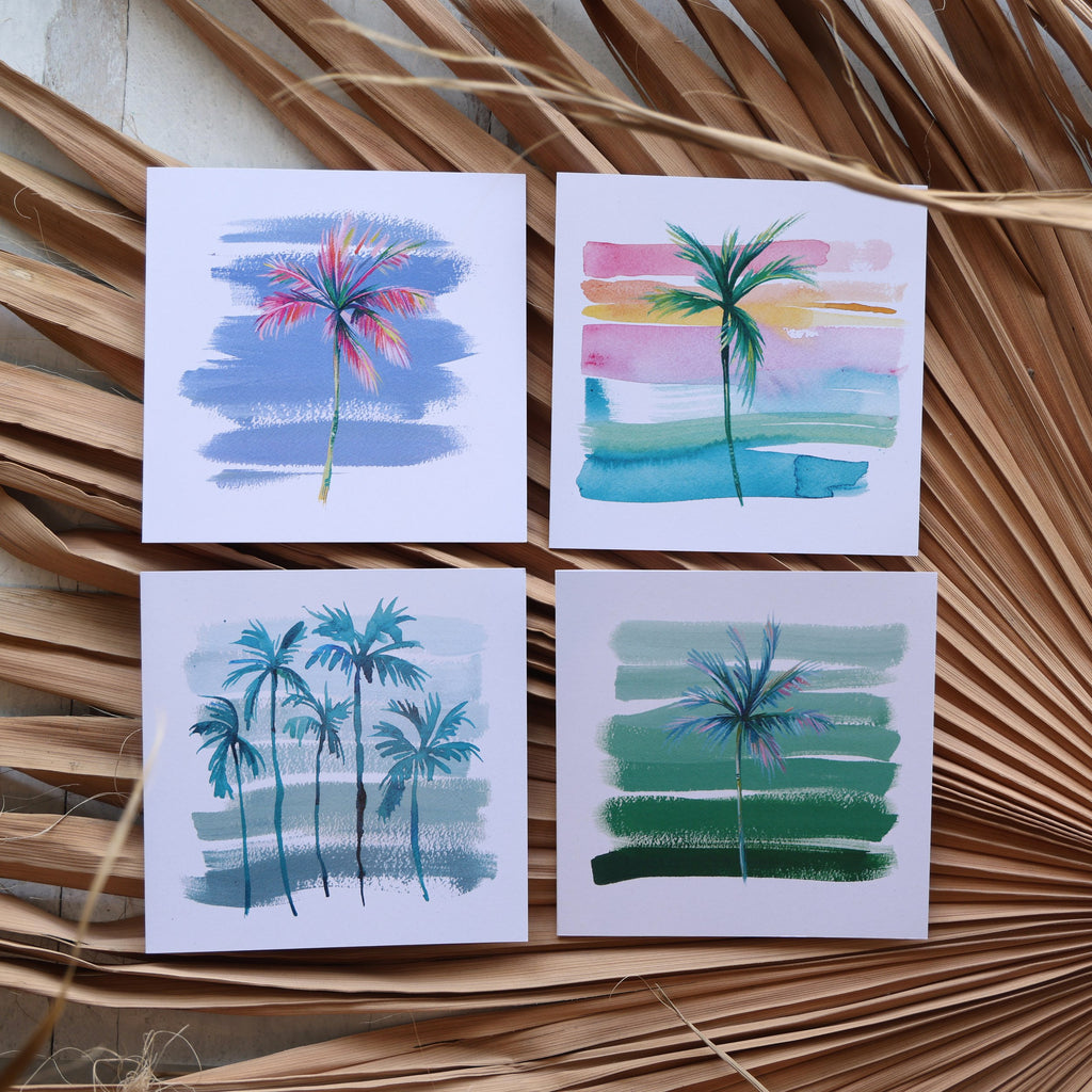 Palm Tree Recycled Paper Cards – mynameislauren
